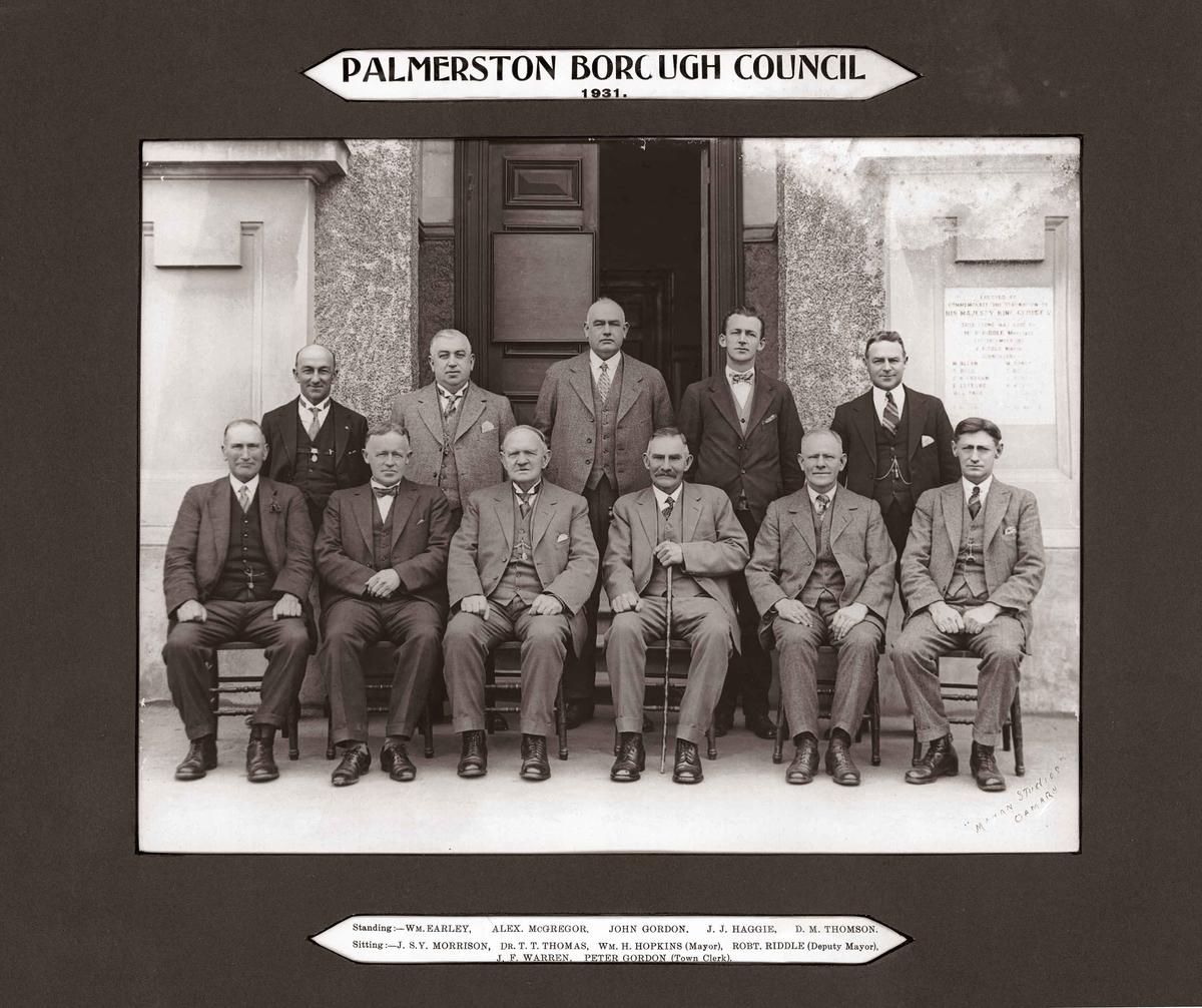 Palmerston Borough Council members. - Culture Waitaki