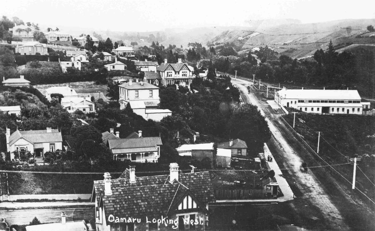 Oamaru view, west. - Culture Waitaki