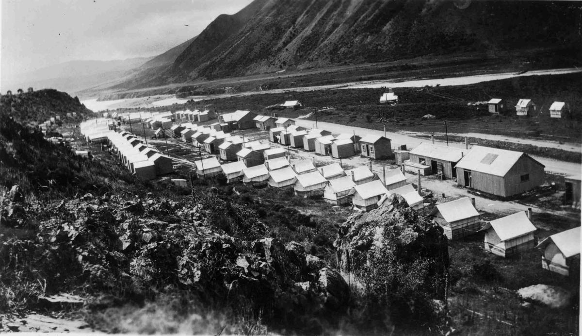 First Camp Awakino Hydro Works, Waitaki Dam - Culture Waitaki